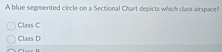 Solved: A blue segmented circle on a Sectional Chart depicts which ...