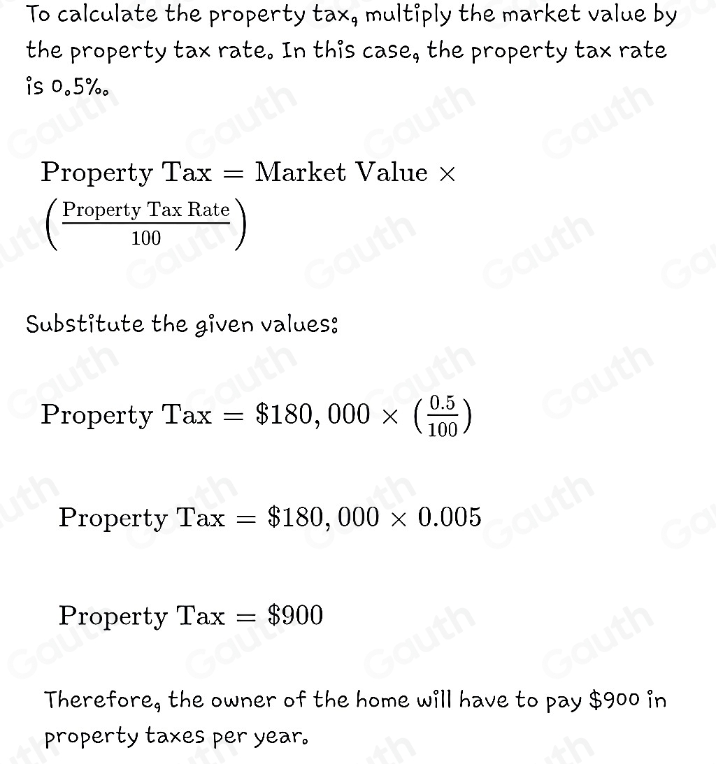 Solved: How much money will the owner of the home shown in the table ...