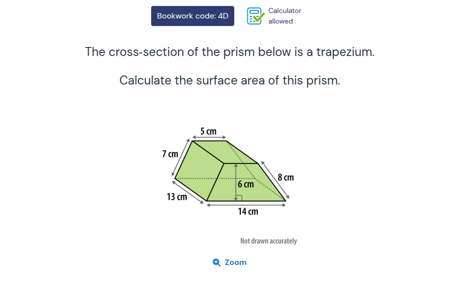 Gelöst:Calculator Bookwork code: 4D allowed The cross-section of the ...