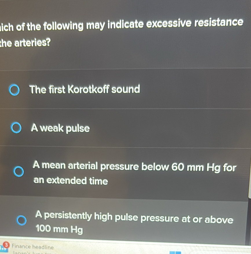 Solved: nich of the following may indicate excessive resistance the ...