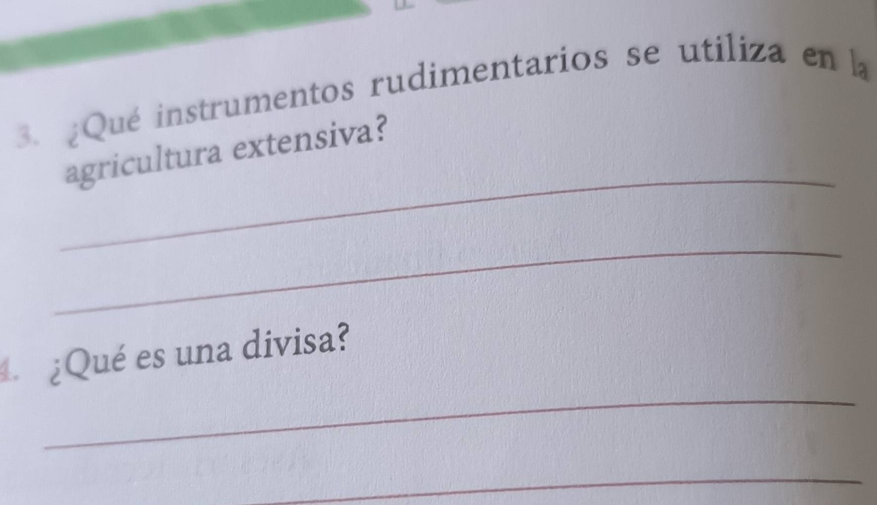 Resuelto:¿Qué instrumentos rudimentarios se utiliza en la _ agricultura ...