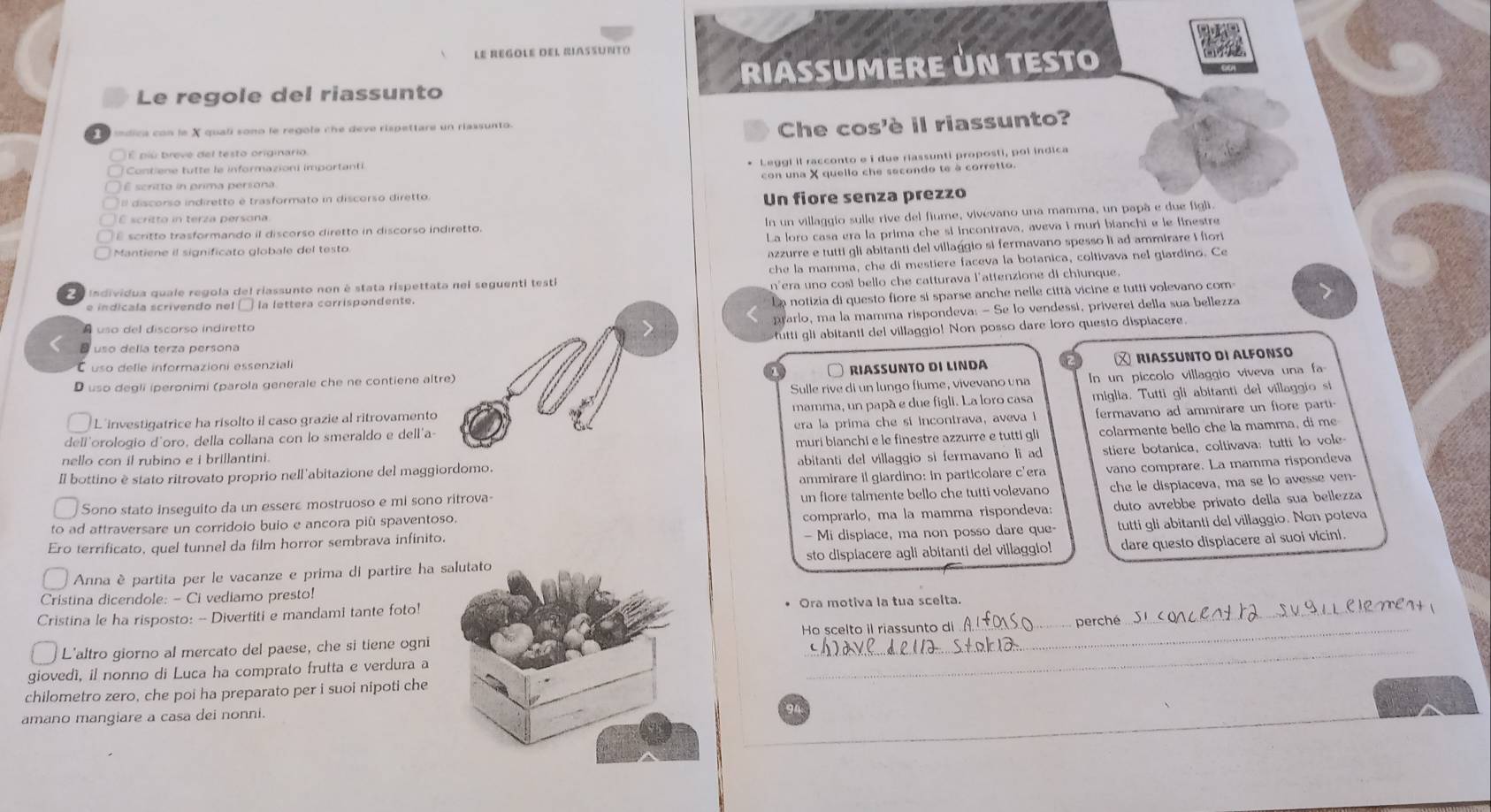 Risolto:le regole del Riassunto Le regole del riassunto RIASSUMERE ÜN ...