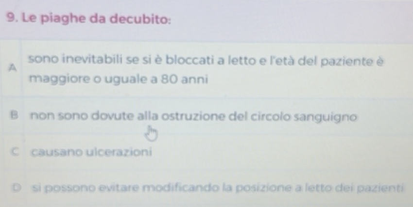Risolto:Le piaghe da decubito: sono inevitabili se si è bloccati a ...