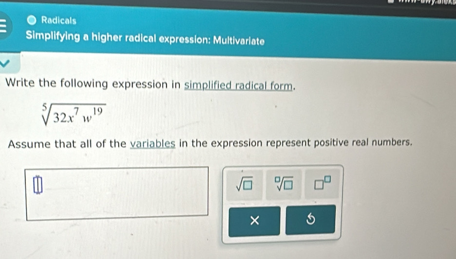 Solved: Radicals Simplifying a higher radical expression: Multivariate ...