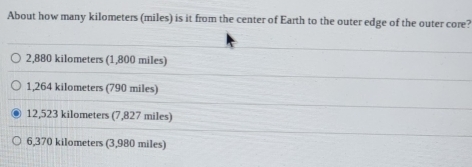 Solved: About how many kilometers (miles) is it from the center of ...