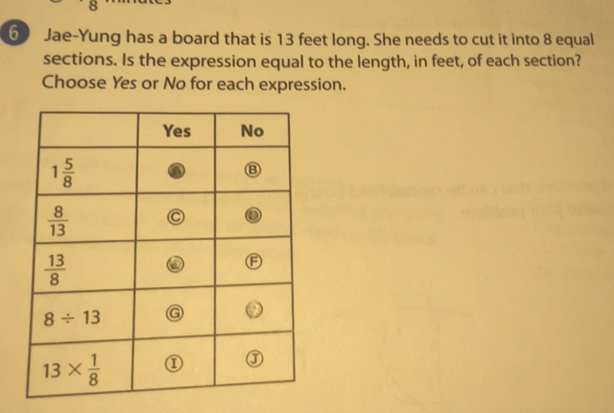 Solved: 8 6 Jae-Yung has a board that is 13 feet long. She needs to cut ...
