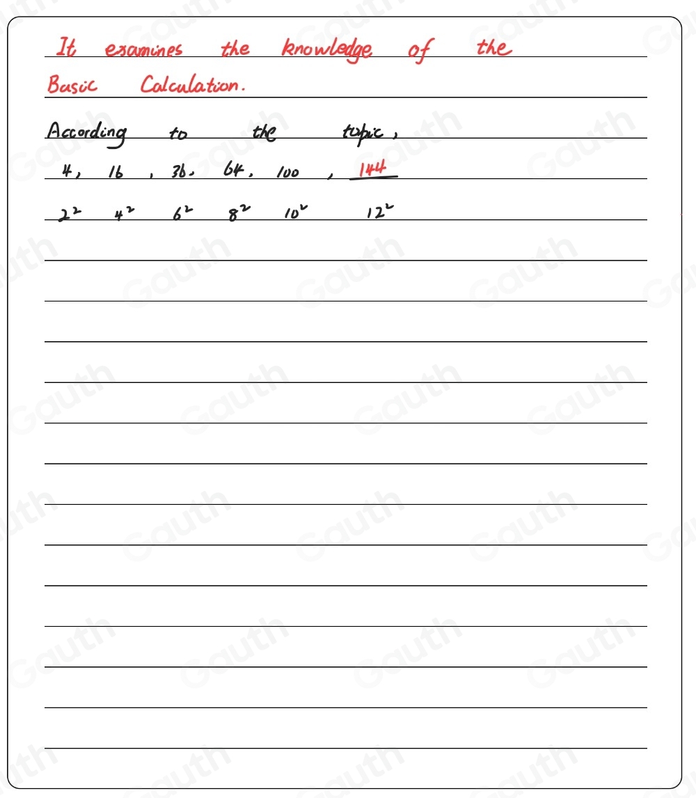 Solved: 4, 16, 36, 64, 100,_ [Math]