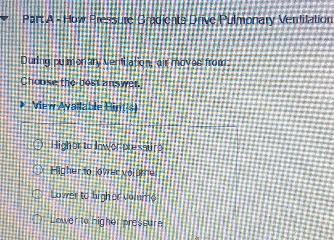 Solved: How Pressure Gradients Drive Pulmonary Ventilation During ...