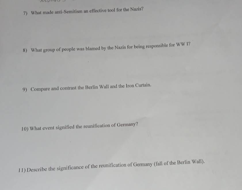 Solved: What made anti-Semitism an effective tool for the Nazis? 8 ...