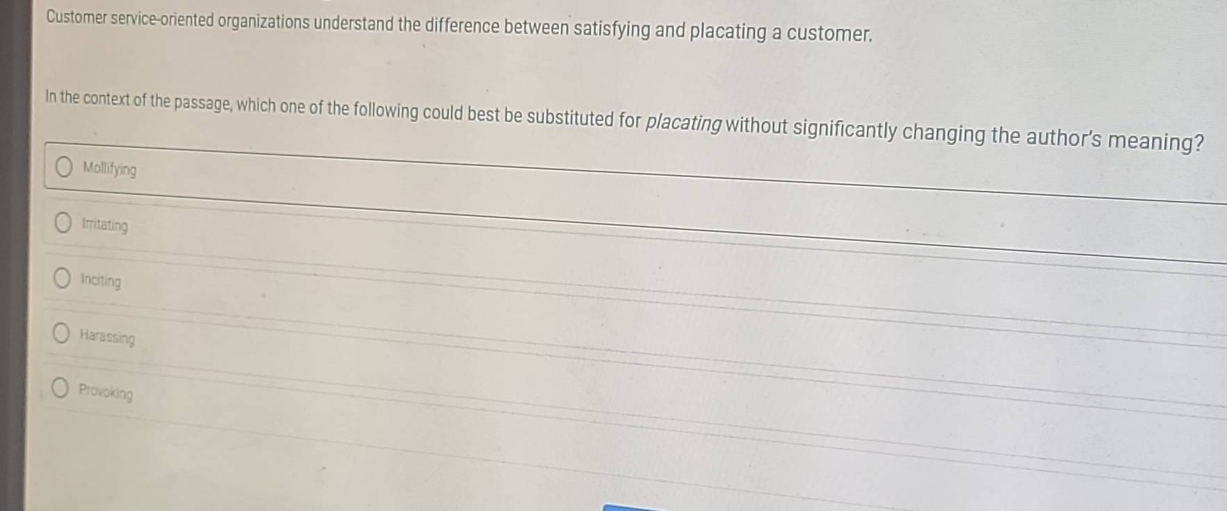 Solved: Customer service-oriented organizations understand the ...