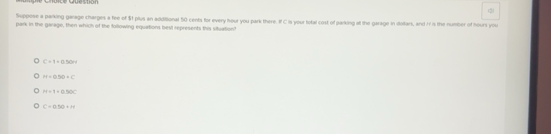 Solved: Suppose a parking garage charges a fee of $1 plus an additional ...