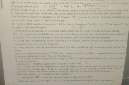 Solved: 3a( A coil of 600 turns is threaded by a flux of t 8.0* 10^1W/h ...