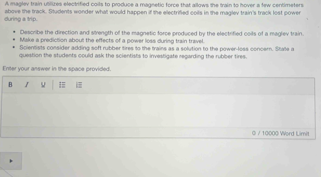 Solved: A maglev train utilizes electrified coils to produce a magnetic ...
