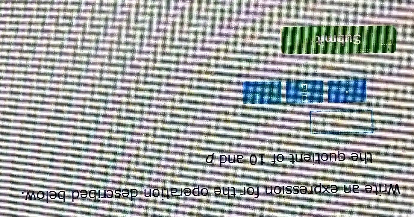 Solved: Write an expression for the operation described below. the ...