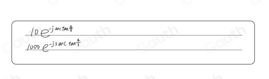 Solved: Convert the complex number -6-j8 to polar form and bence find ...
