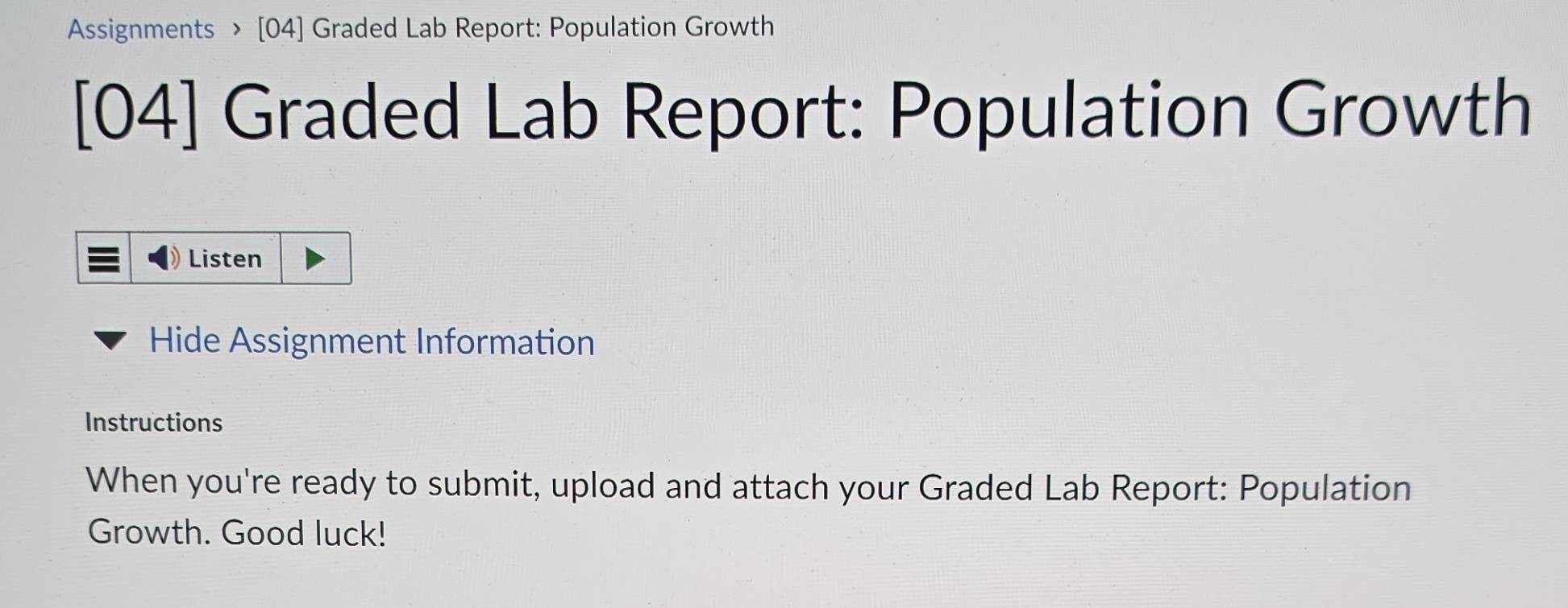 Solved: Assignments > [04] Graded Lab Report: Population Growth [04 ...