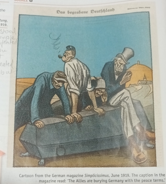 Solved: the tung, 919, Cartoon from the German magazine Simplicissimus ...