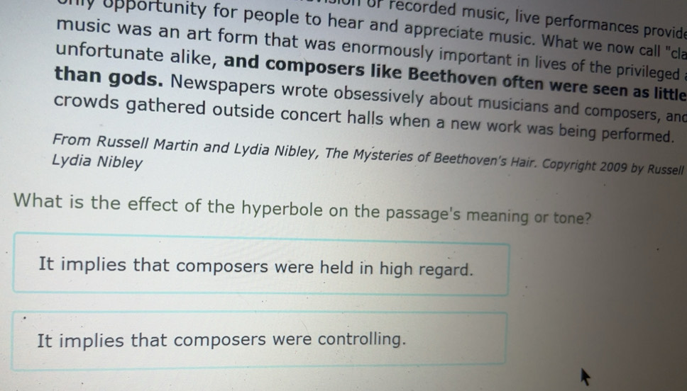 Résolu :011 or recorded music, live performances provide lly ...
