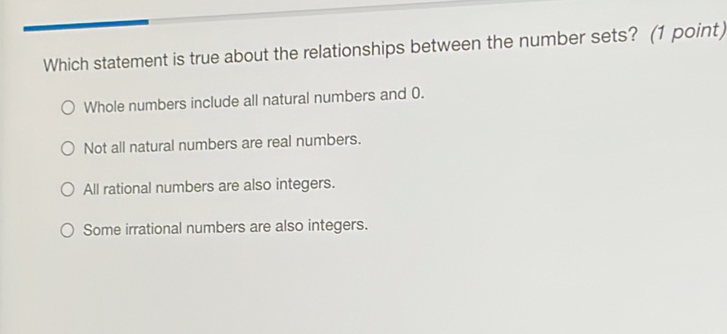 Solved: Which statement is true about the relationships between the ...
