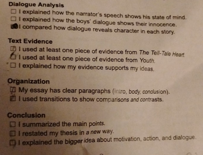 Solved: Dialogue Analysis I explained how the narrator's speech shows ...