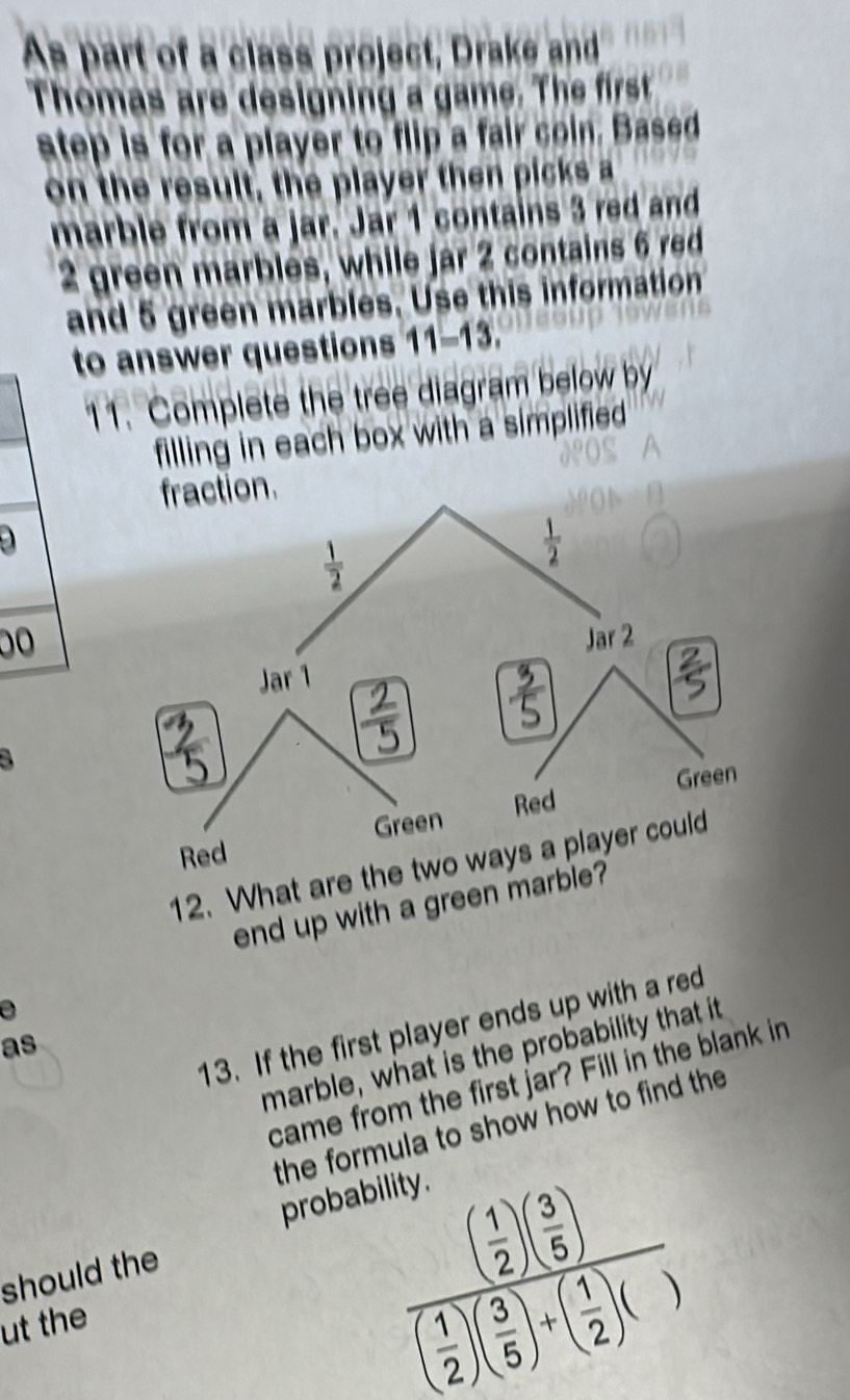 Solved: As part of a class project, Drake and Thomas are designing a ...
