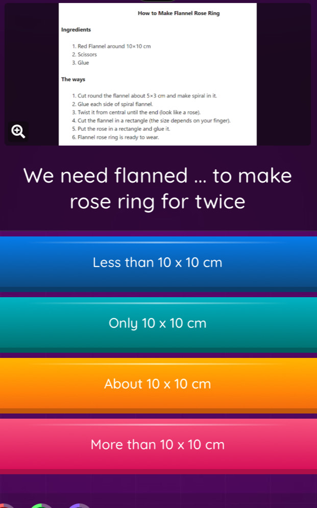 Telah dijawab:How to Make Flannel Rose Ring Ingredients 1. Red Flannel ...