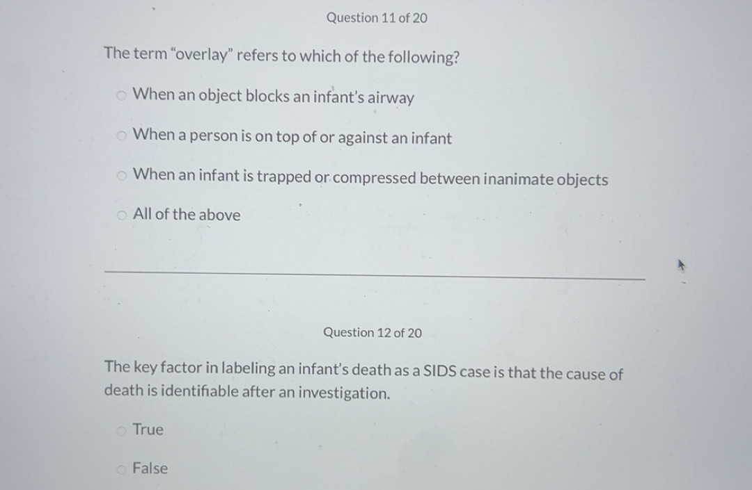 Solved: The term “overlay” refers to which of the following? When an ...