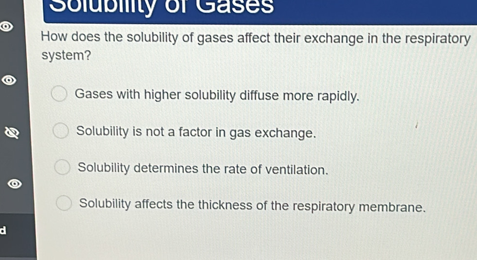 Solved: Solubility of Gases How does the solubility of gases affect ...