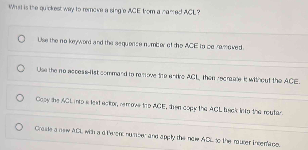 Solved: What is the quickest way to remove a single ACE from a named ...