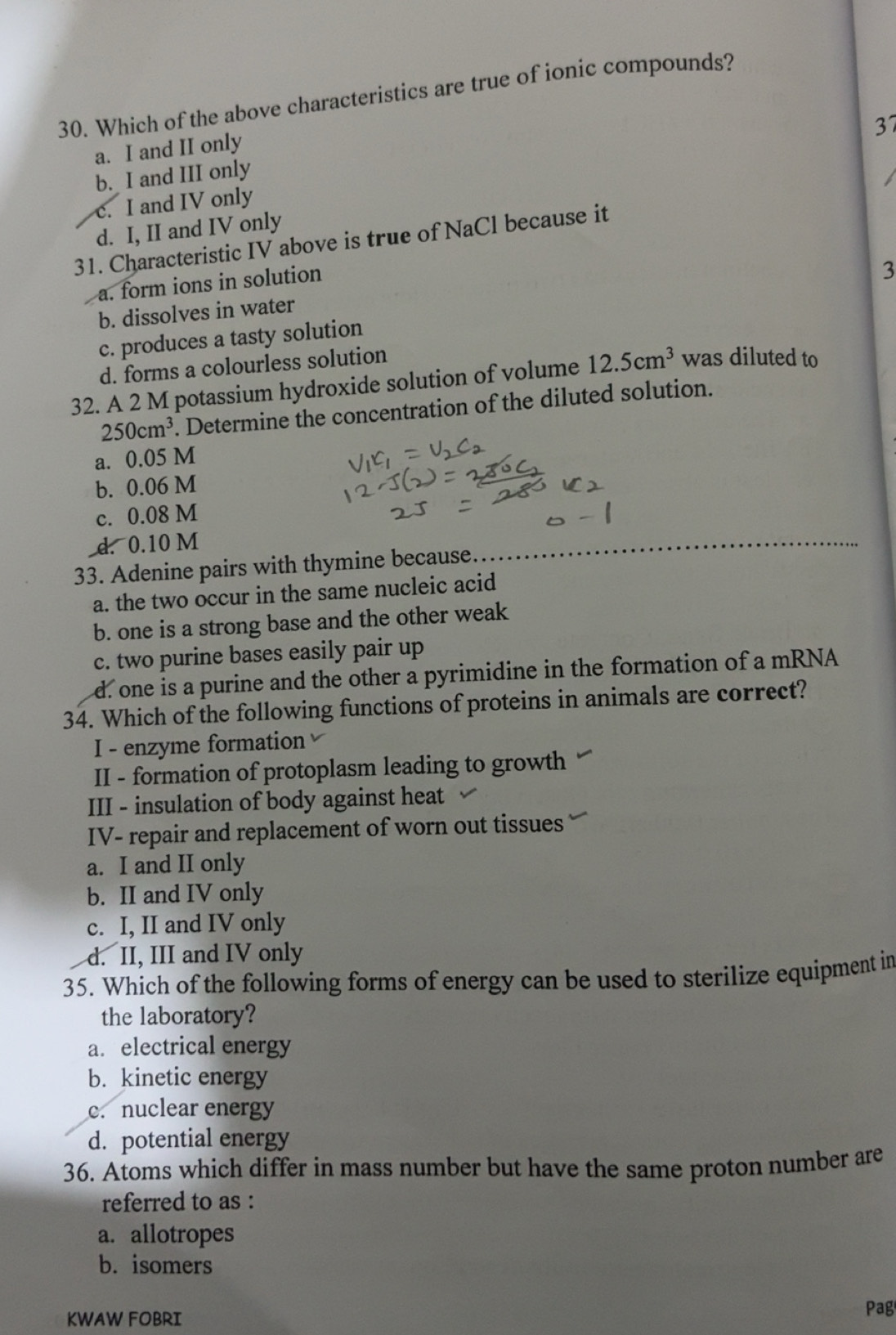 Risolto:Which of the above characteristics are true of ionic compounds ...