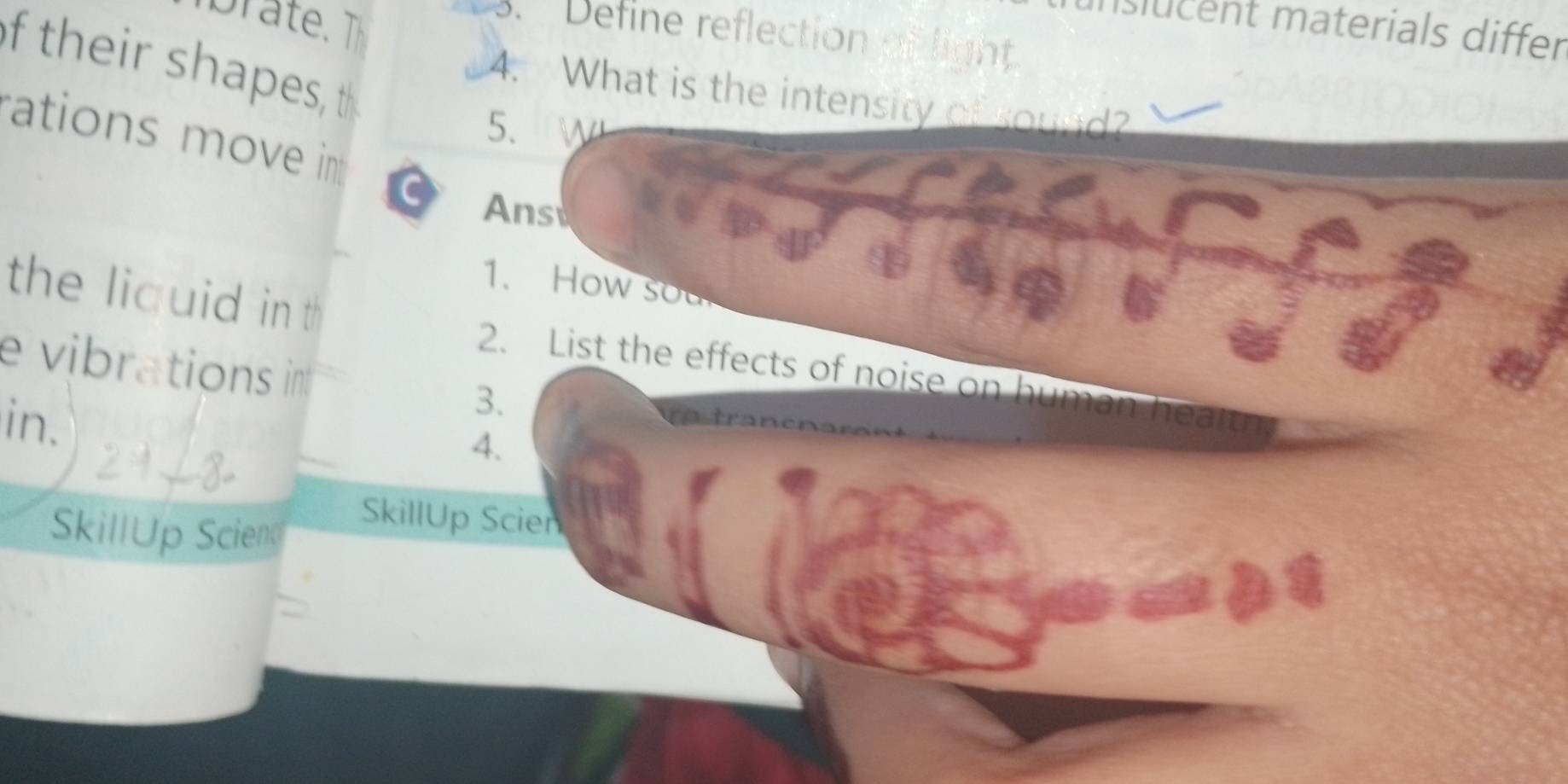 Solved: slucent materials differ . Define reflection int f their shapes ...