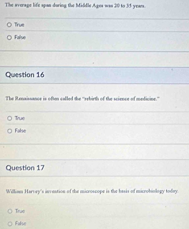 Solved: The average life span during the Middle Ages was 20 to 35 years ...