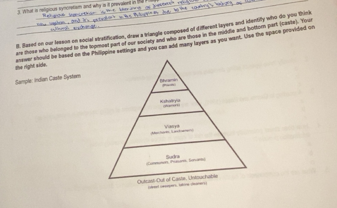 Solved: What is religious syncretism and why is it prevalent in the B ...