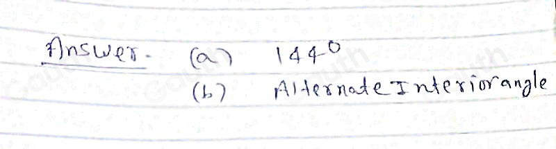 Solved: What is the size of angle f? Give the angle fact that you used ...