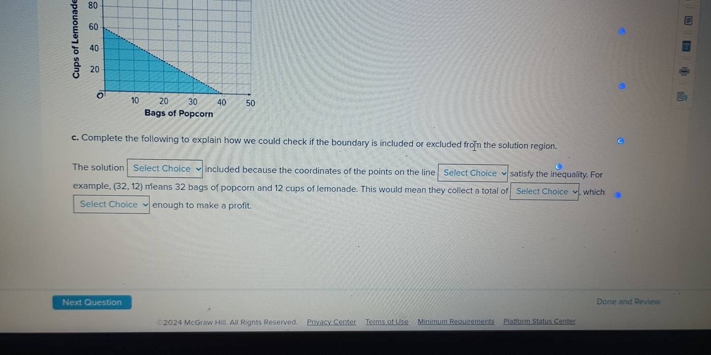 Solved: Complete the following to explain how we could check if the ...