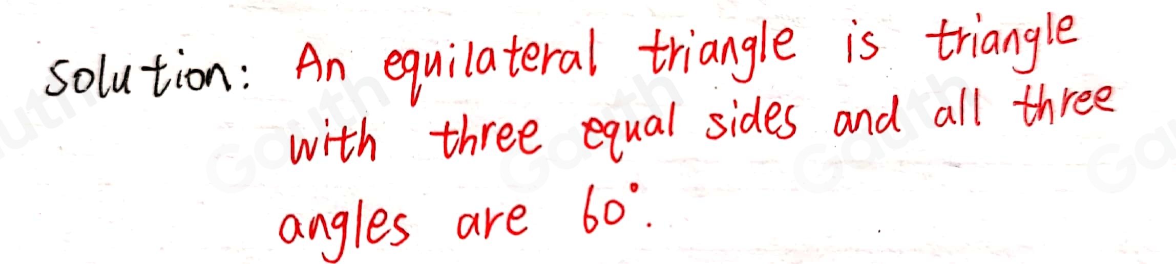 Solved: The standard size of a triangular road warning sign is an ...