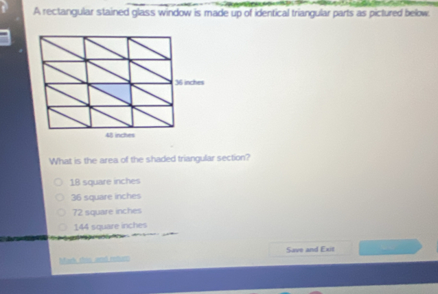Solved: A rectangular stained glass window is made up of identical ...