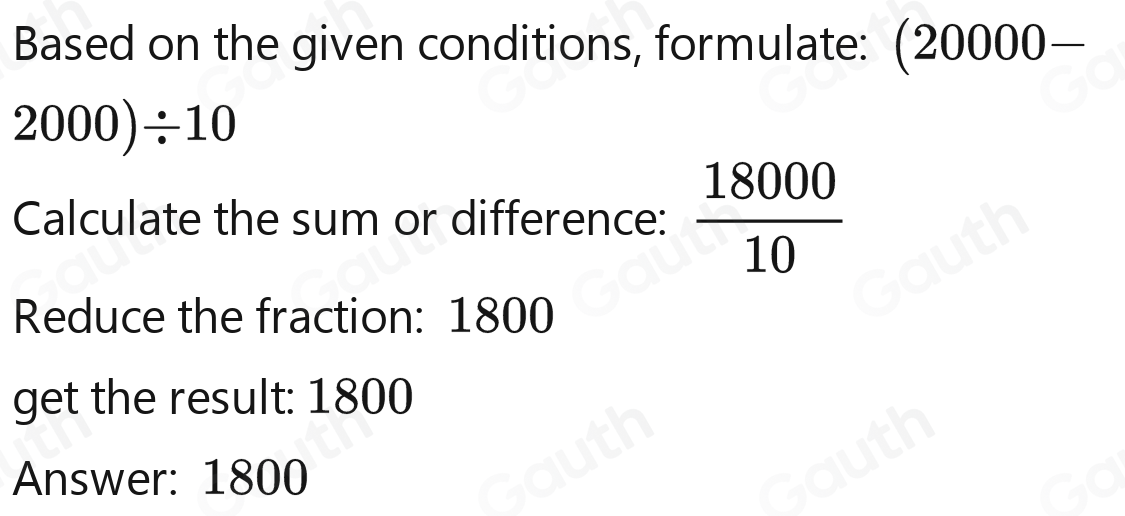 Solved: Office equipment was purchased for $20,000 and will have a ...