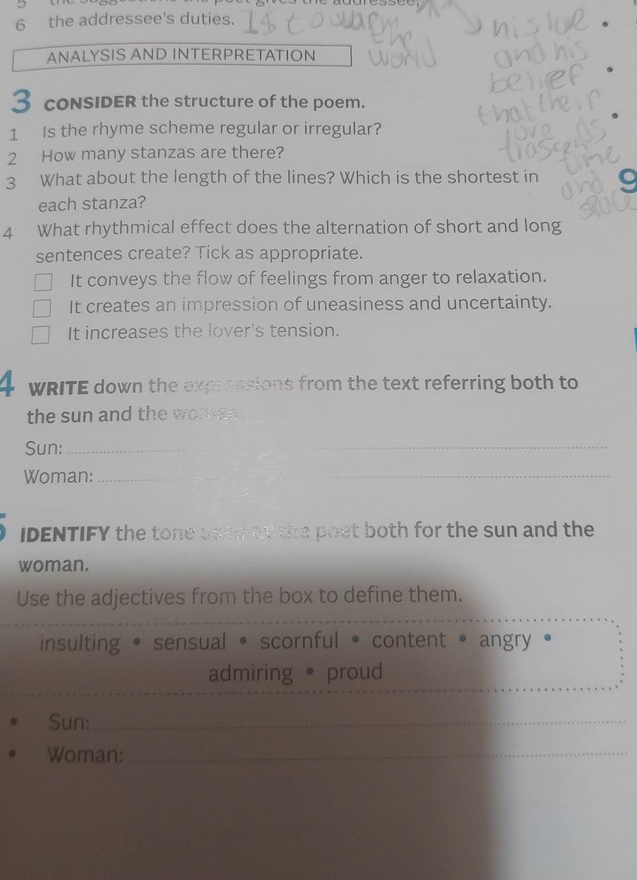 Risolto:the addressee's duties. ANALYSIS AND INTERPRETATION 3 consider ...