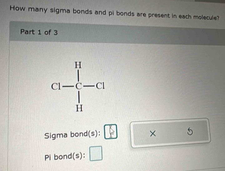 تم الحل:How many sigma bonds and pi bonds are present in each molecule ...