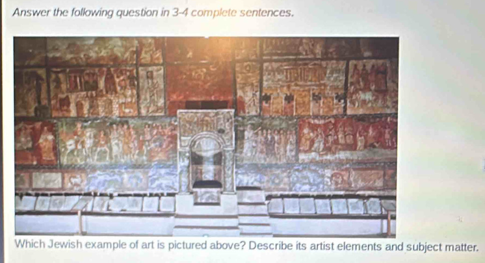 Solved: Answer the following question in 3-4 complete sentences. Which ...