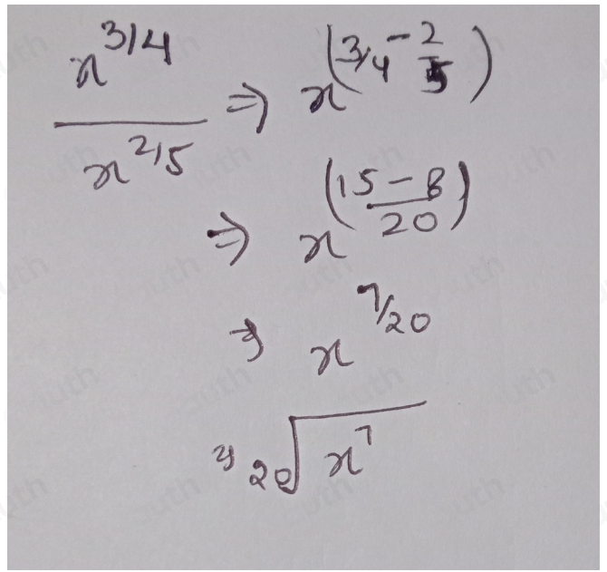 Solved: If x is a positive integer, which expression is equivalent to ...