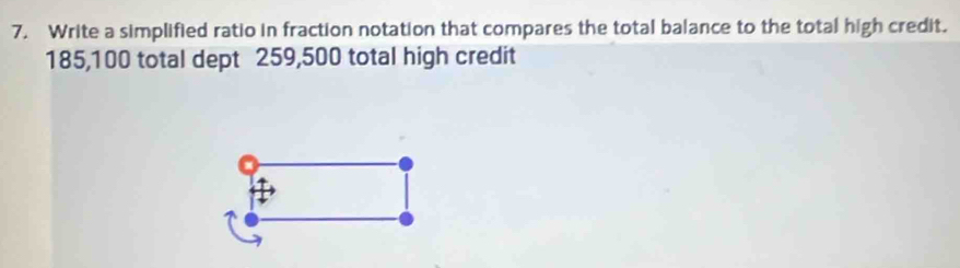 Solved: Write a simplified ratio in fraction notation that compares the ...