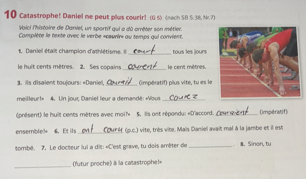 Gelöst:Catastrophe! Daniel ne peut plus courir! (G 5) (nach SB S.38, Nr ...