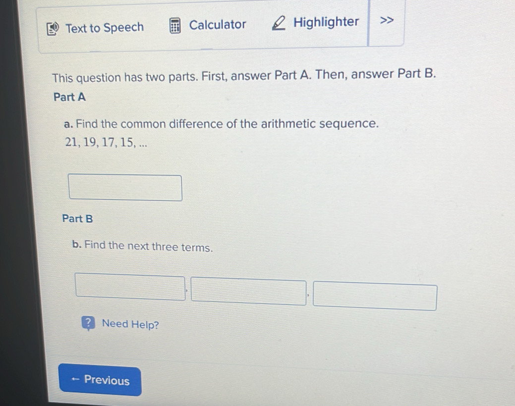 Solved: Text to Speech Calculator Highlighter This question has two ...