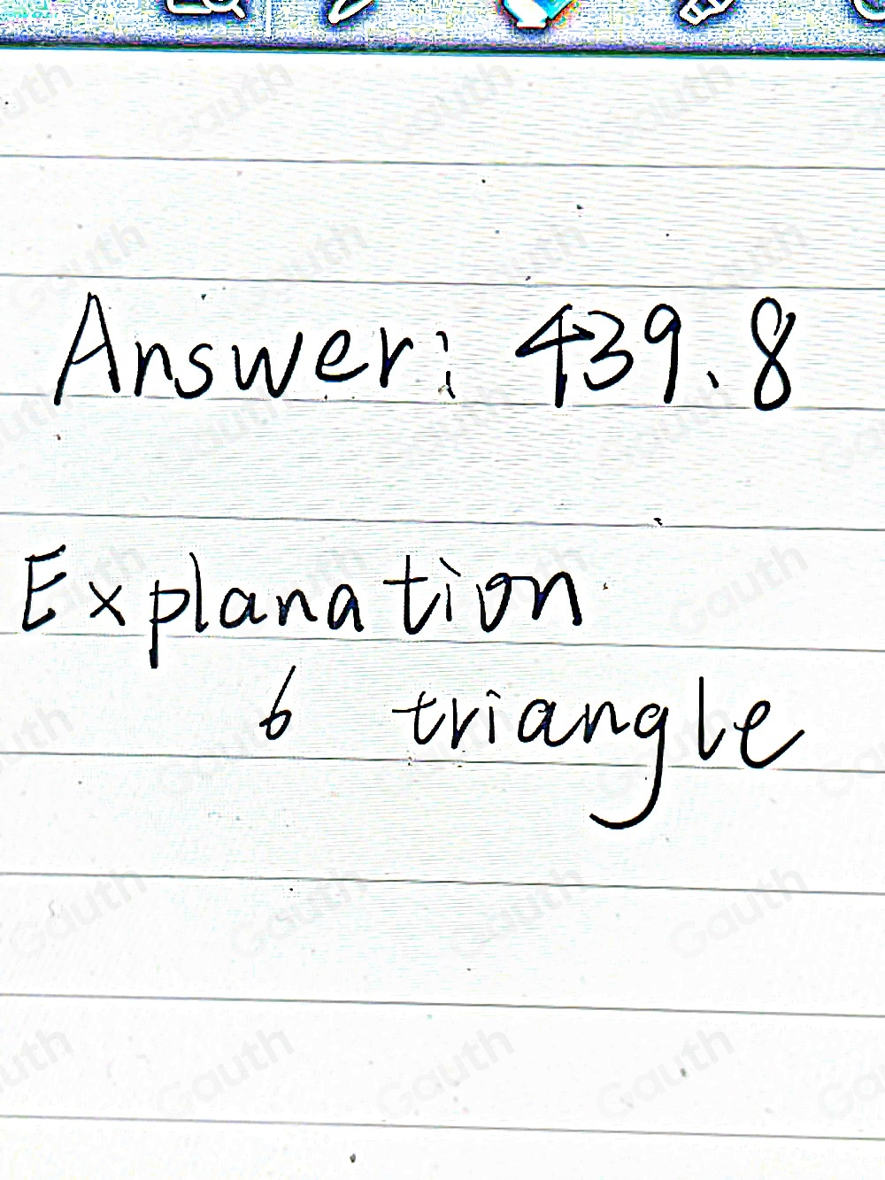 Solved: A pyramid is composed of six isosceles triangles and a ...