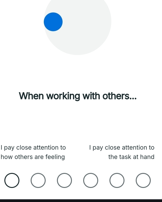 Solved: When working with others... I pay close attention to I pay ...
