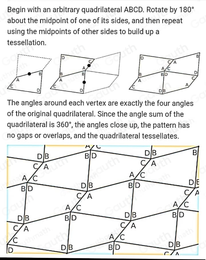 Solved: Higher Order Thinking Can you create a mosaic using the ...