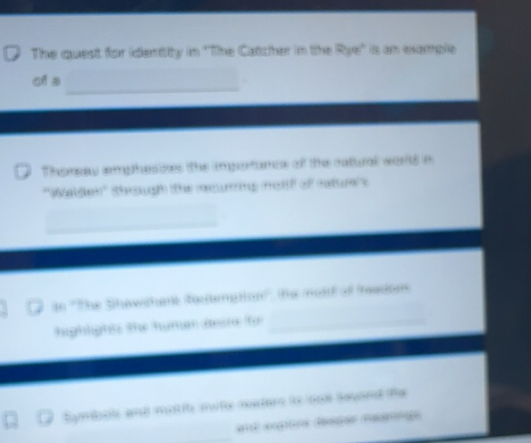 Solved: The quest for identity in ''The Catcher in the Rye'' `` its am ...