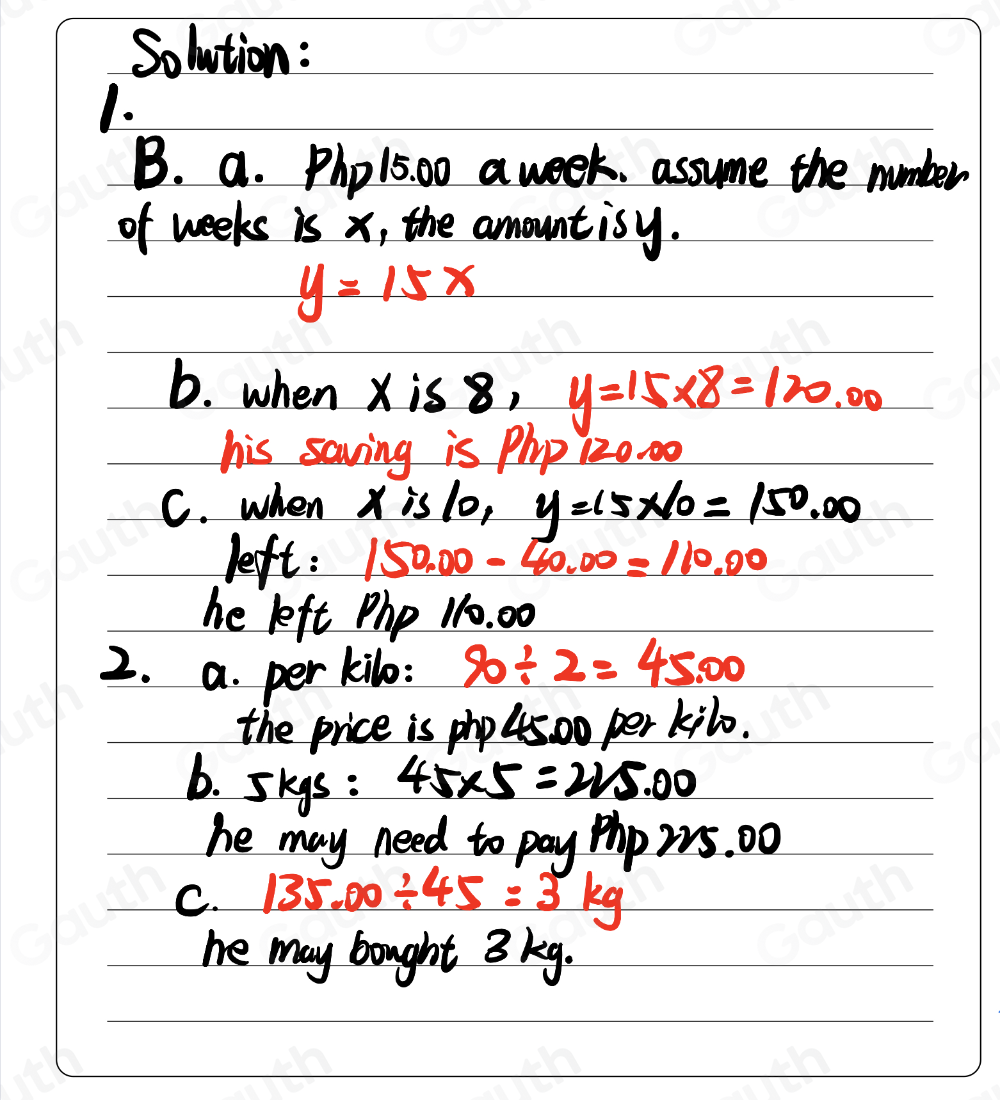 Solved: Solve the following problems involving linear equations in two ...